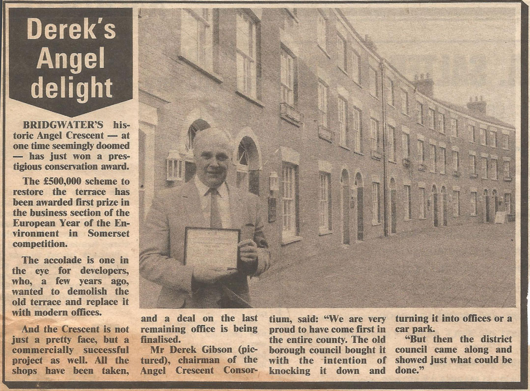 H.A. Derek Gibson, MBE, Dip.Arch ARIBA. 1927-2022 - Bridgwater Heritage ...